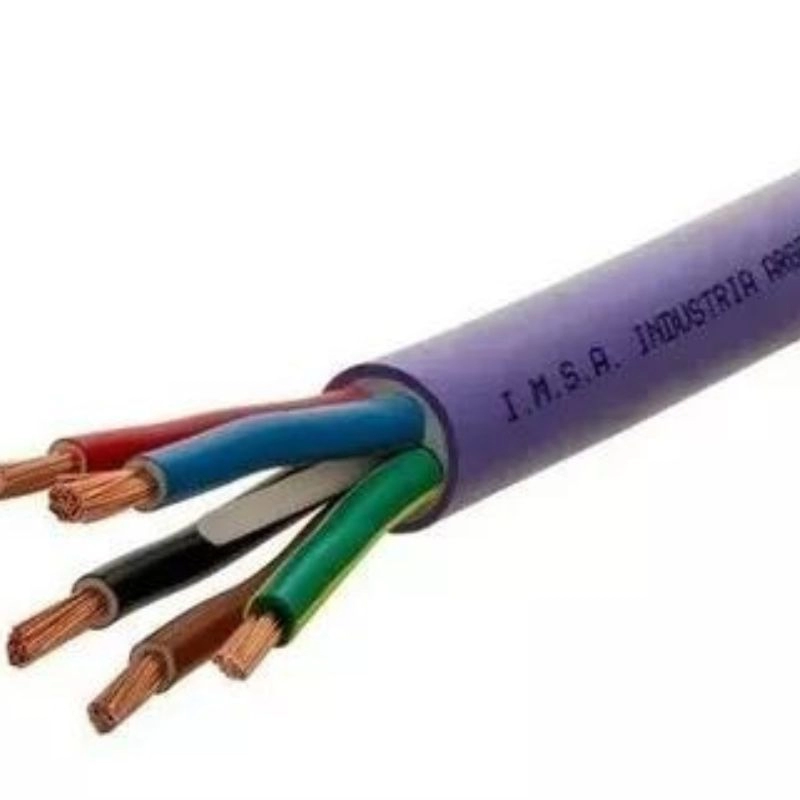 Cable subterráneo de cobre 5x6mm2 1,1kV x metro | IMSA | BP Soluciones ...