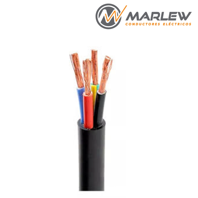 Bobina Cable Tipo Taller De Cobre 4X4Mm2 X Metro | MARLEW | BP ...