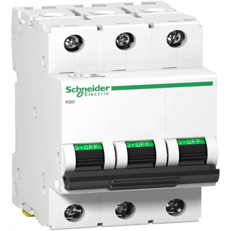 Interruptor Termomagnético K60 tripolar 20A curva C | Schneider ...